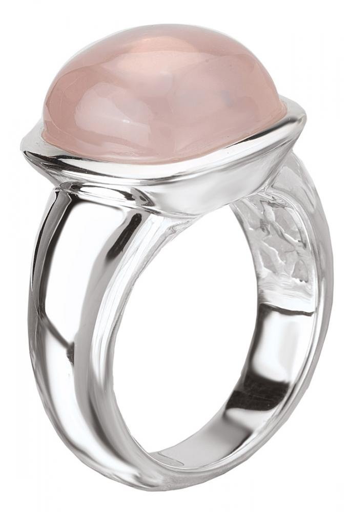 Rose Quartz Silver Bezel Ring : 813523 : Arden Jewelers