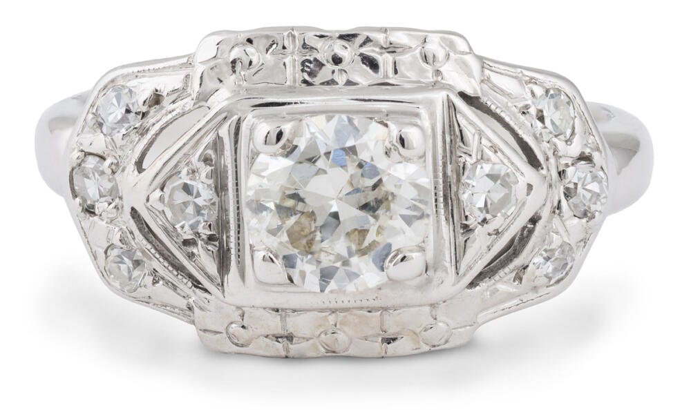 Vintage Art Deco Engagement Rings : Arden Jewelers