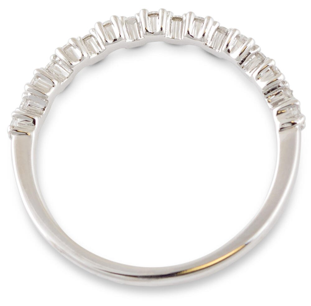 Checkerboard Staggered Stackable Diamond Band : 44377 : Arden Jewelers