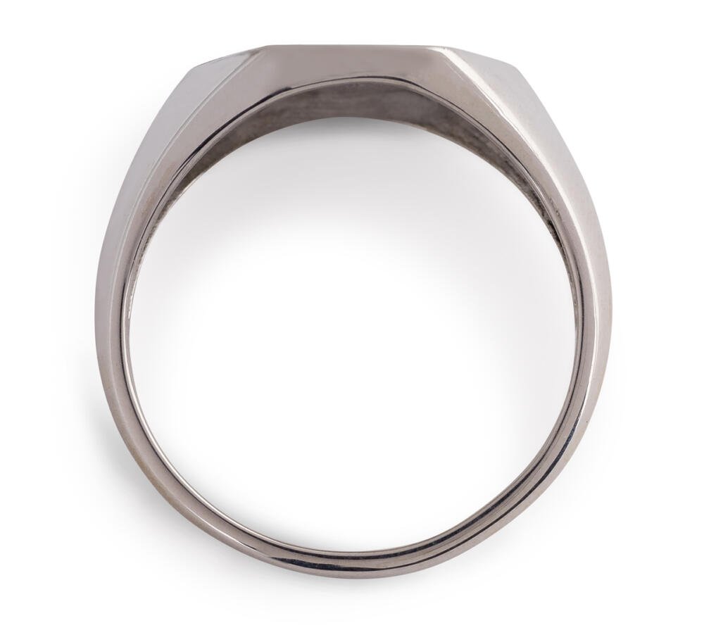 Hexagon Cube Optical Illusion Signet Ring : 44969 : Arden Jewelers